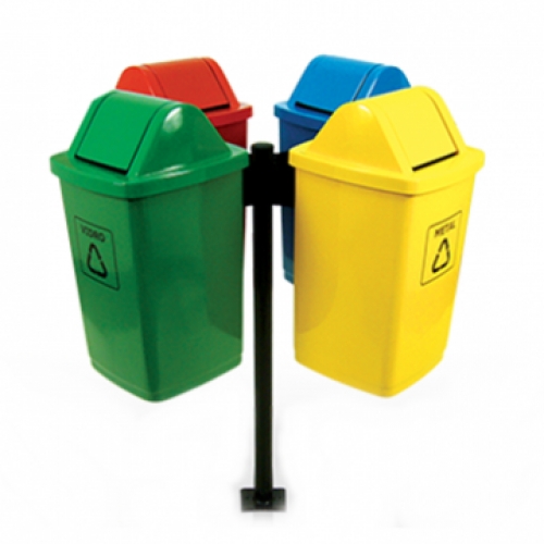 Coletor seletivo de lixo e cesto seletivo de lixo - Aglobal
